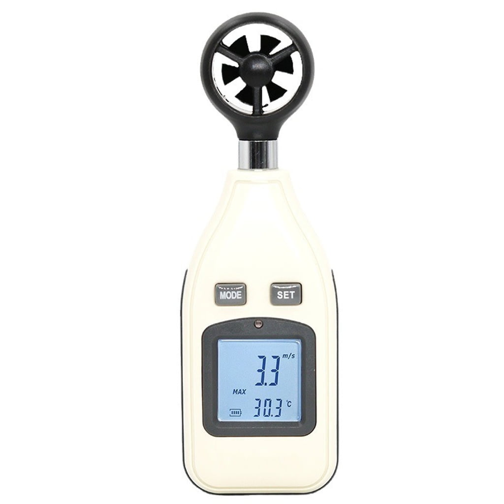 Zeiwohndc Handheld Airflows Tester ABS Wind Speed Detectors for ...