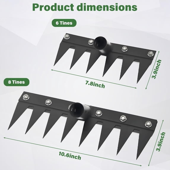 Zeiwohndc Heavy Duty Iron Weeding with Long Handle - Carbon Steel ...