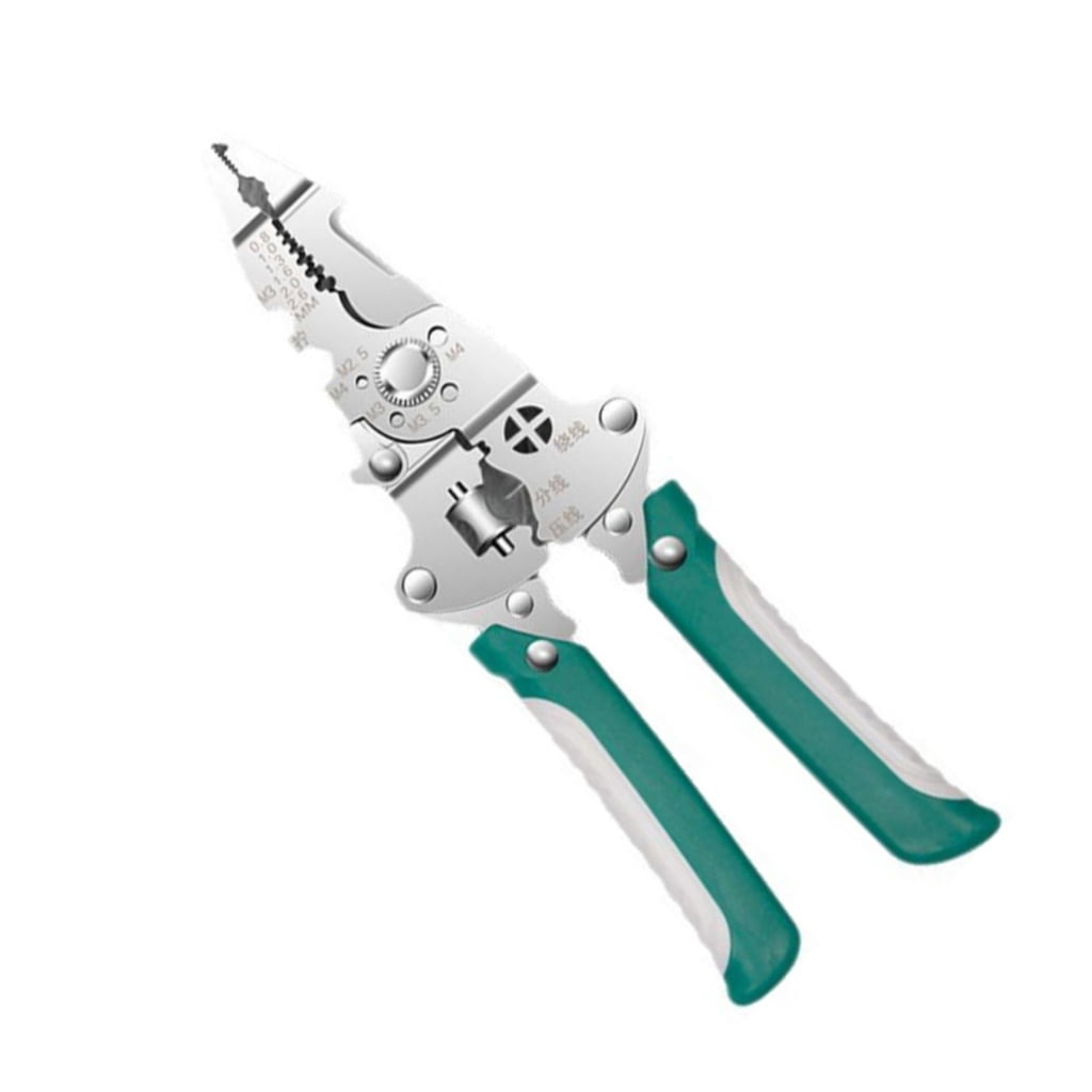Zeiwohndc Heavy Dutys Steel Wire Stripper Crimper Stripping Tool for ...