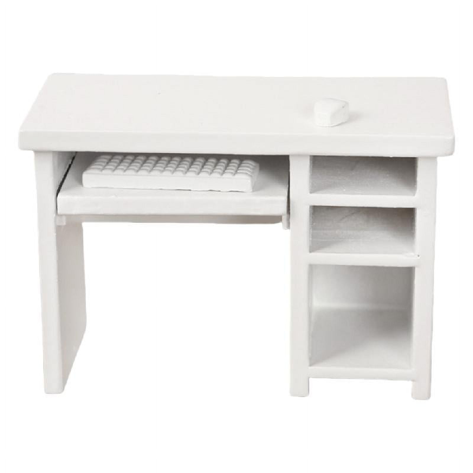 Zeiwohndc High Detailed Wood Computer Desk Model Keyboard Mouse ...