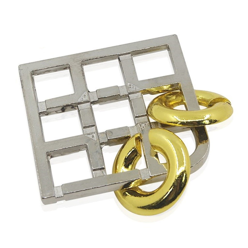 Zeiwohndc IQ Challenge Lock Toy Brain Teaser LuBan KongMing ...