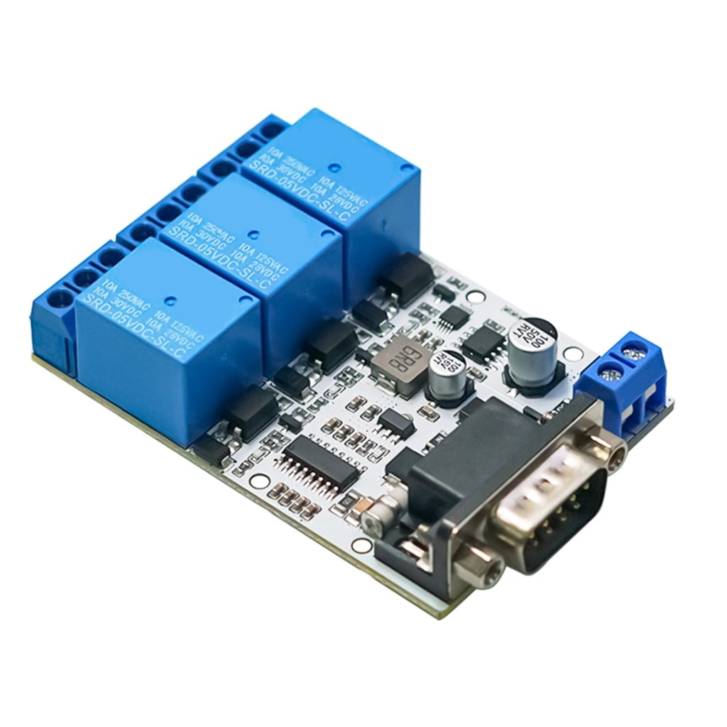 Zeiwohndc Industrial 5-32V RS232 Modbus RTU Control Module Relays ...