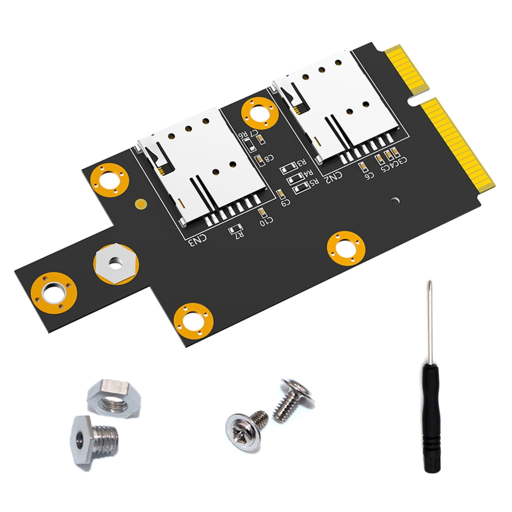 Zeiwohndc Key B to Mini PCIE Adapters Cards 4G/5G Module with Cards ...
