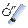 Zeiwohndc M.2 NVMe Hard Drive Enclosure Adapter TYPE C USB 3.2 10Gbps ...