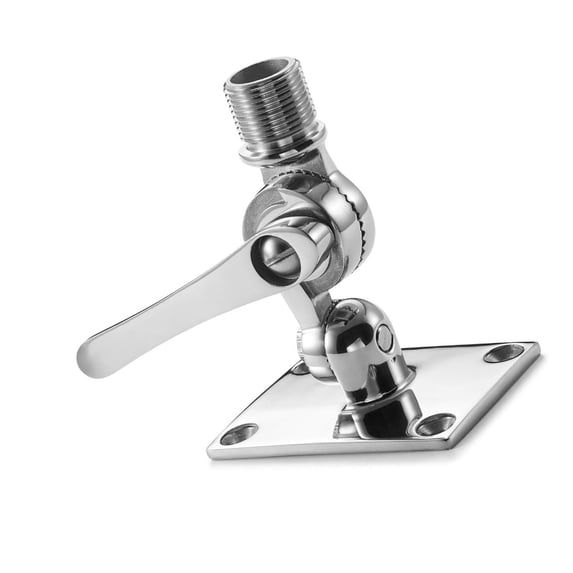 Zeiwohndc Marine VHF Antenna Mounts Base VHF Antenna Mount Adjustable ...