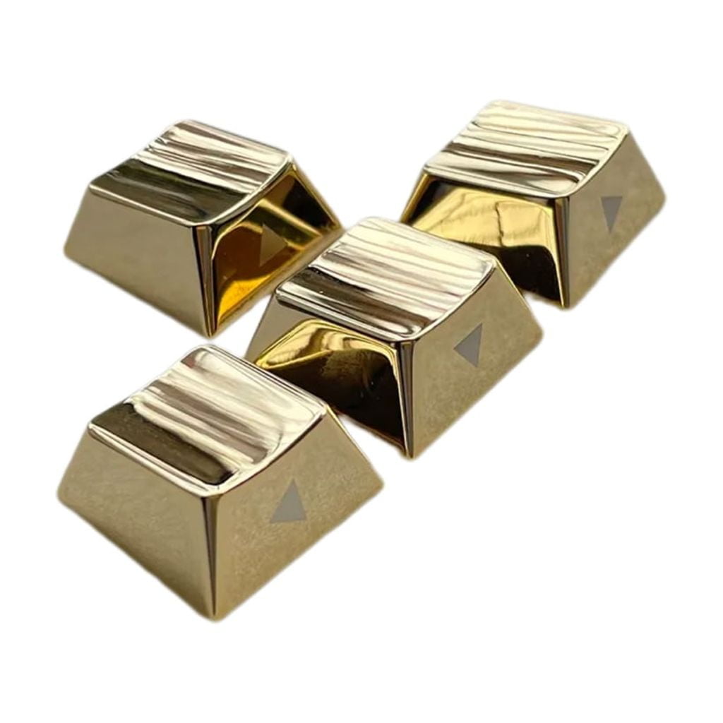 Zeiwohndc Metal Directional Keys Keycaps Zinc Alloy Side Engraving ...