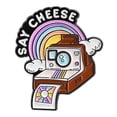 Zeiwohndc Miniature Camera Alloy Pin Cartoon Design Novelty Badge For ...