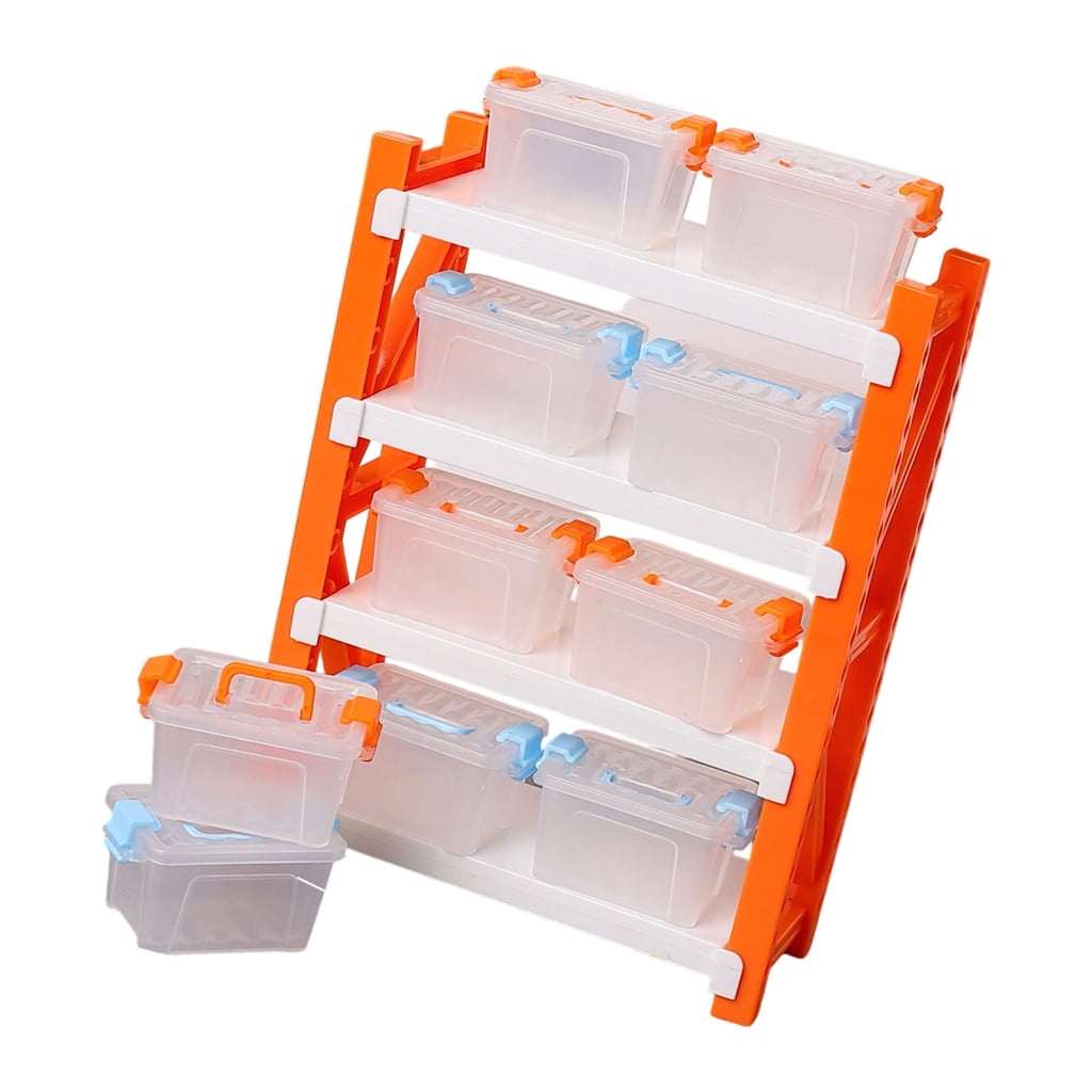 Zeiwohndc Miniature Warehouse Display Rack Box Model Figure Set For ...