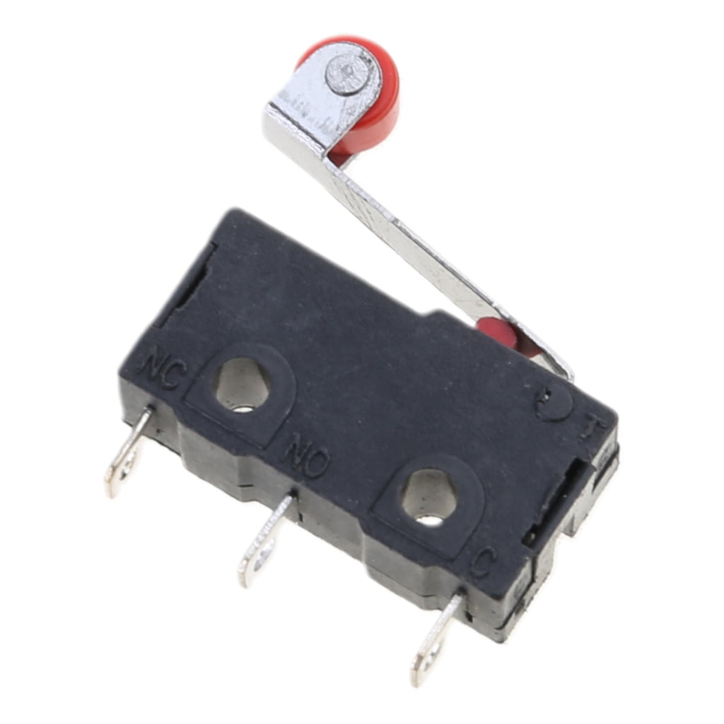 Zeiwohndc New Normally Open Roller Lever Arm Close Limit Switch Micro KW12-3 - Walmart.com