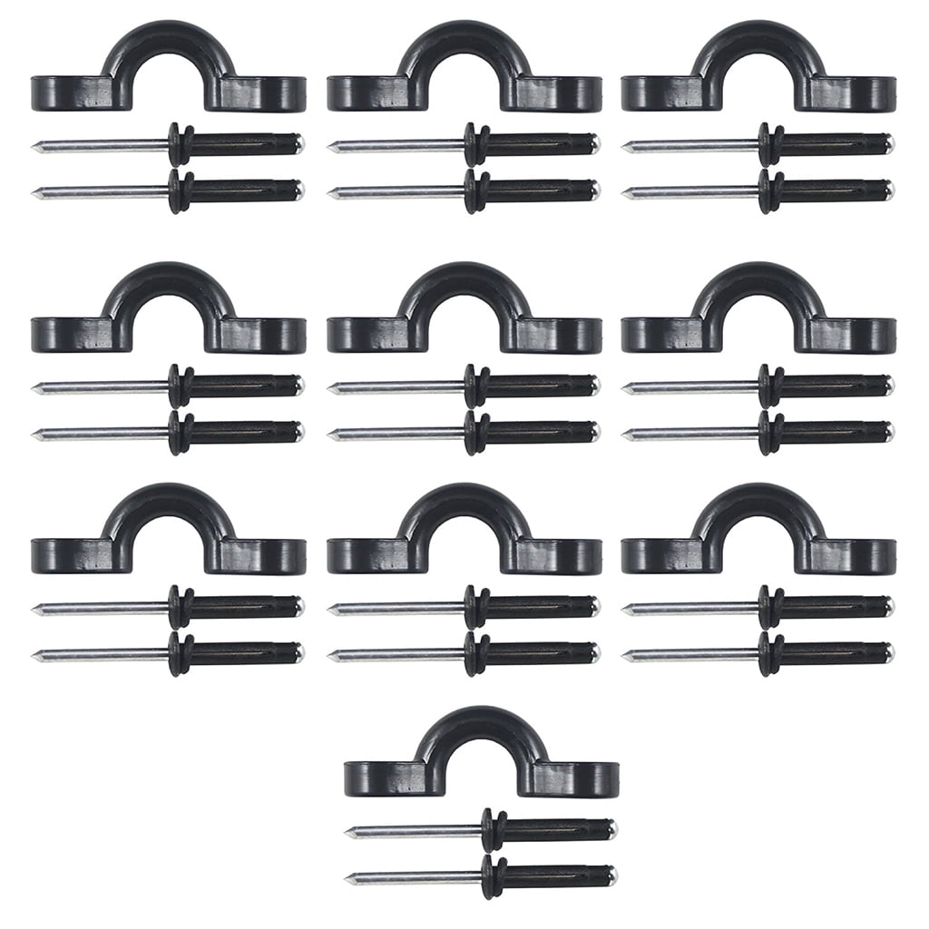 Zeiwohndc Nylon Deck Loops Tie Down Pad Eye, Canoe Kayak Deck Pad Eyes ...