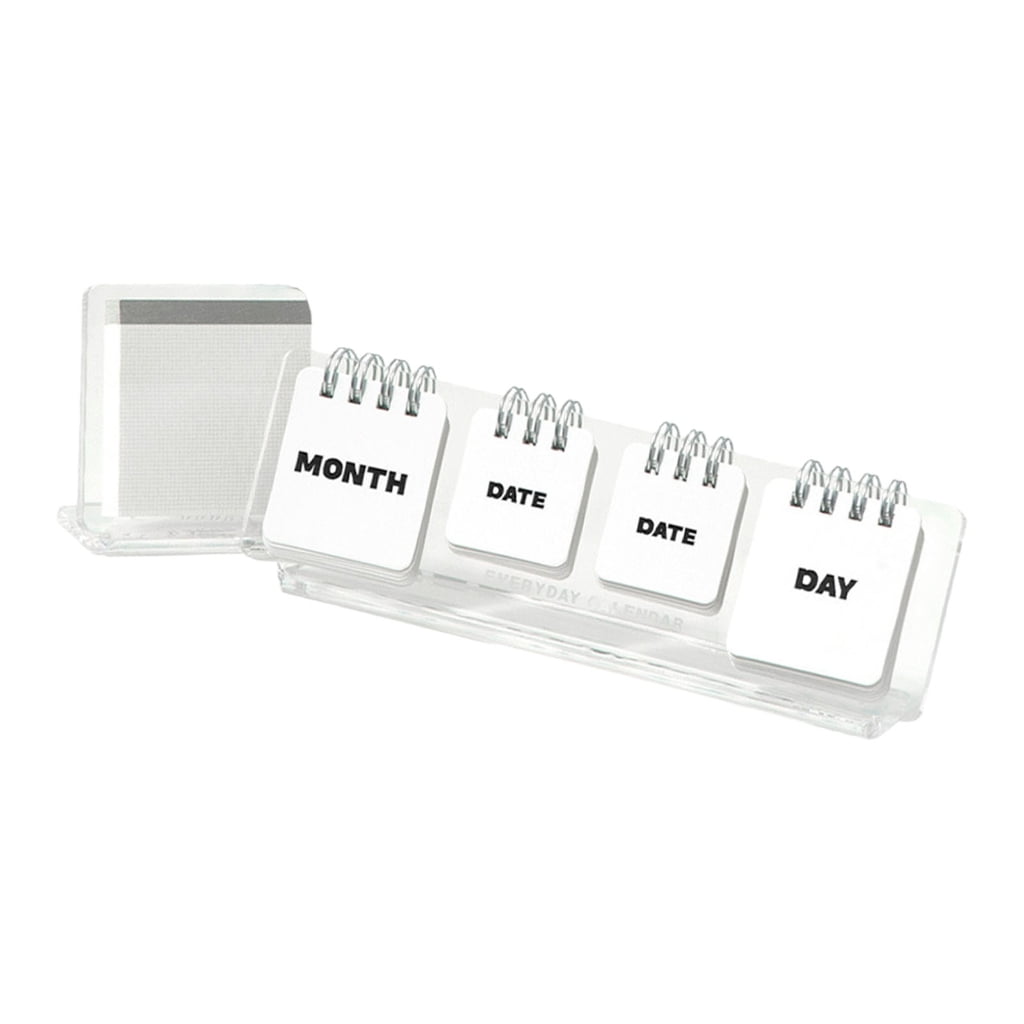 Zeiwohndc Office Organizer Perpetuals Acrylic Calendar Visible Date ...