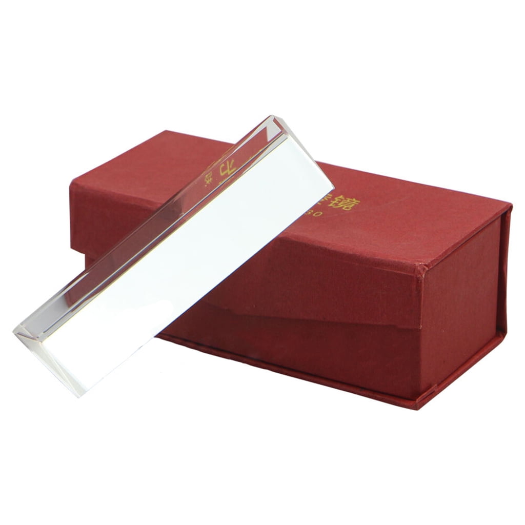 Zeiwohndc Optical Glass Triangular Prism Triple Prism for Effects ...