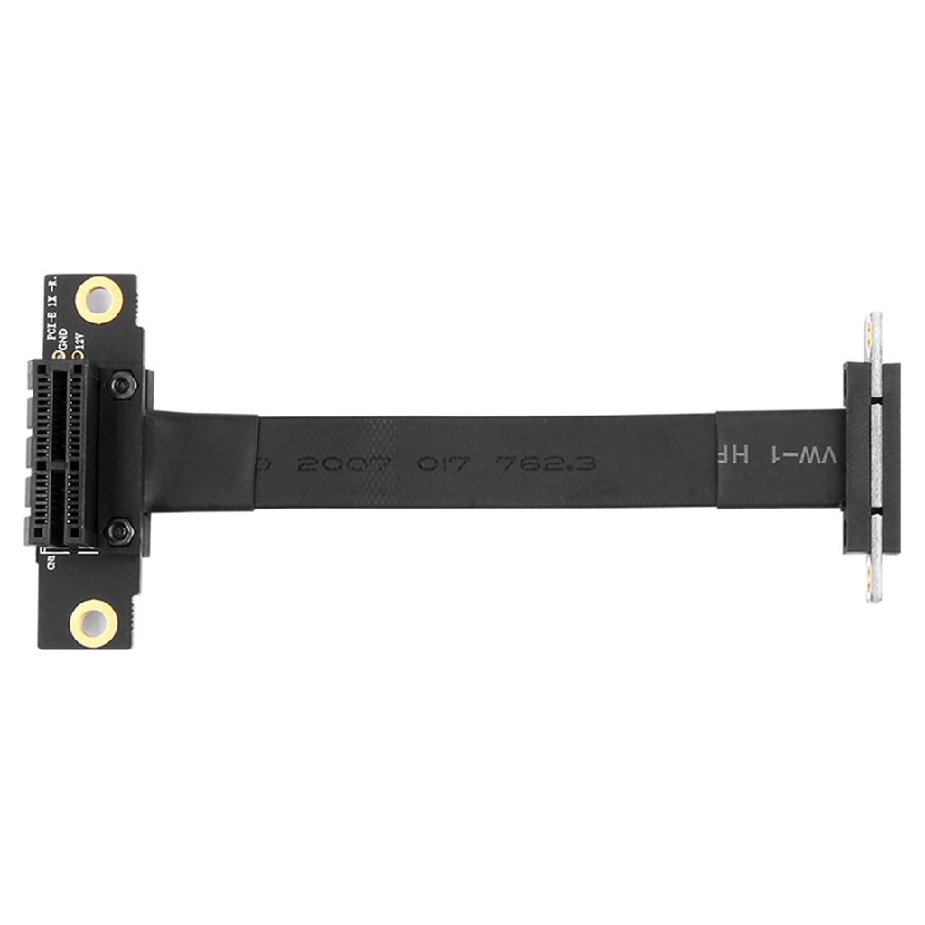 Zeiwohndc PCIE X1 Riser Extender Dual 90 Degree Right Angle PCIe 3.0 x1 ...