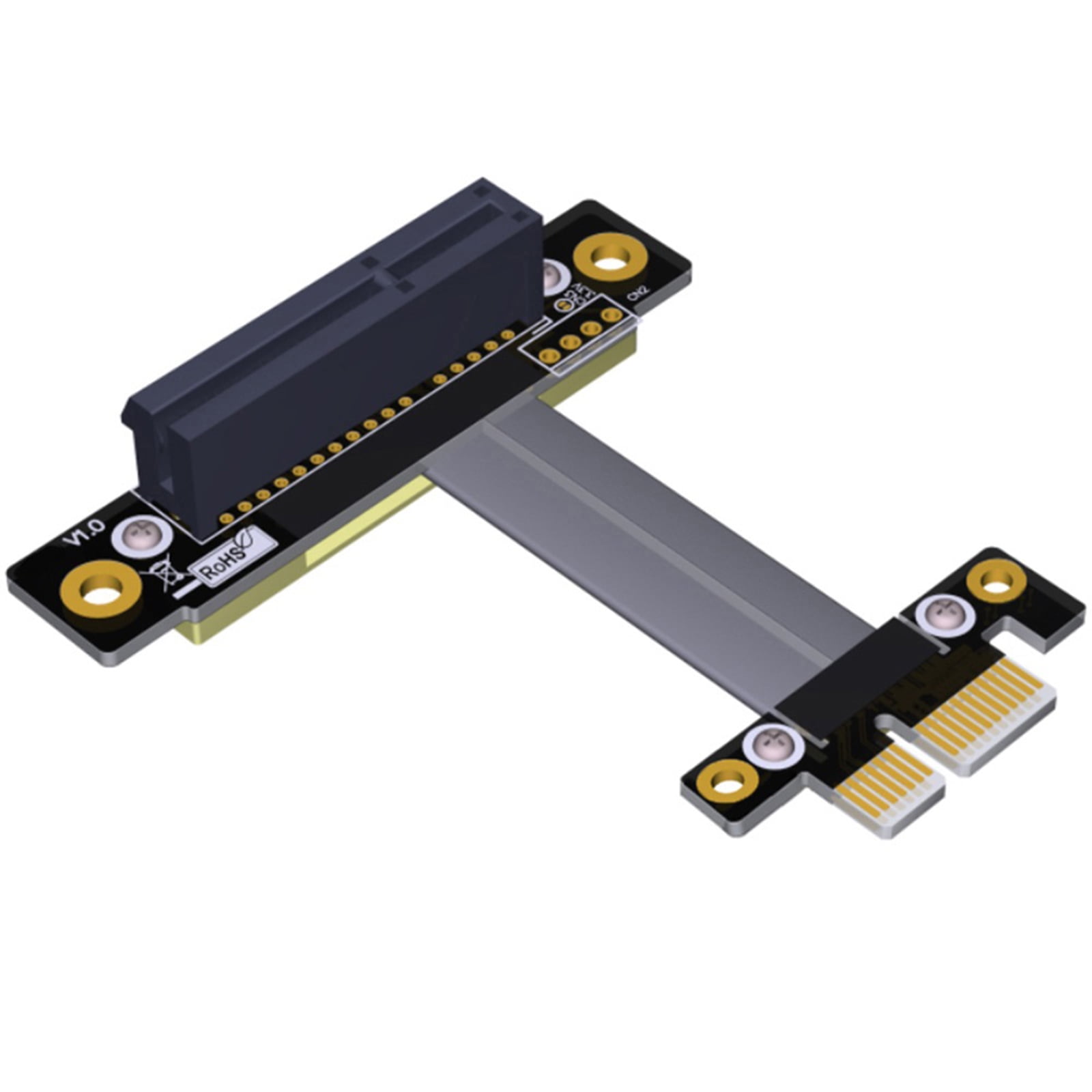Zeiwohndc PCIExpress Extension Cable From PCIE 4X To 1X Adapter For ...