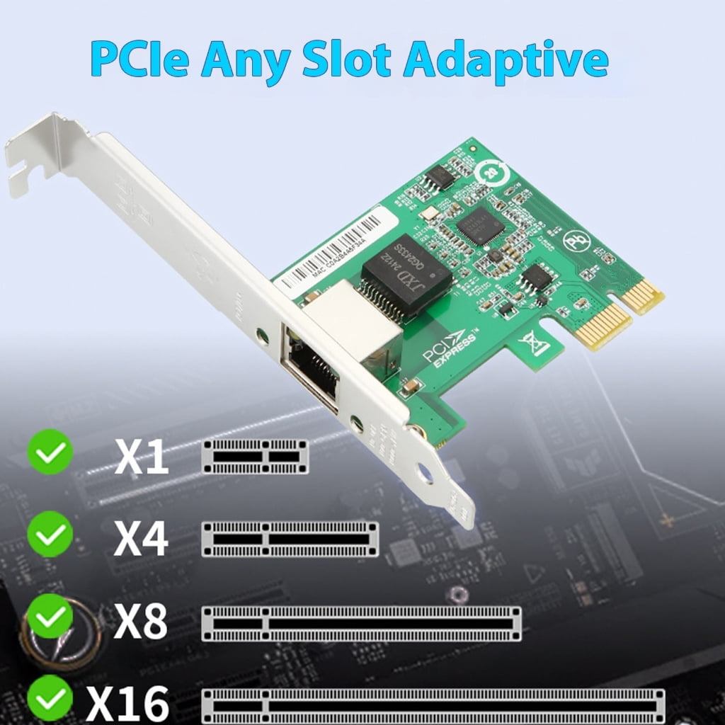 Zeiwohndc PCIe x1 2.5G Networking Adapter I226 Chip 2500Mbps Ethernet ...