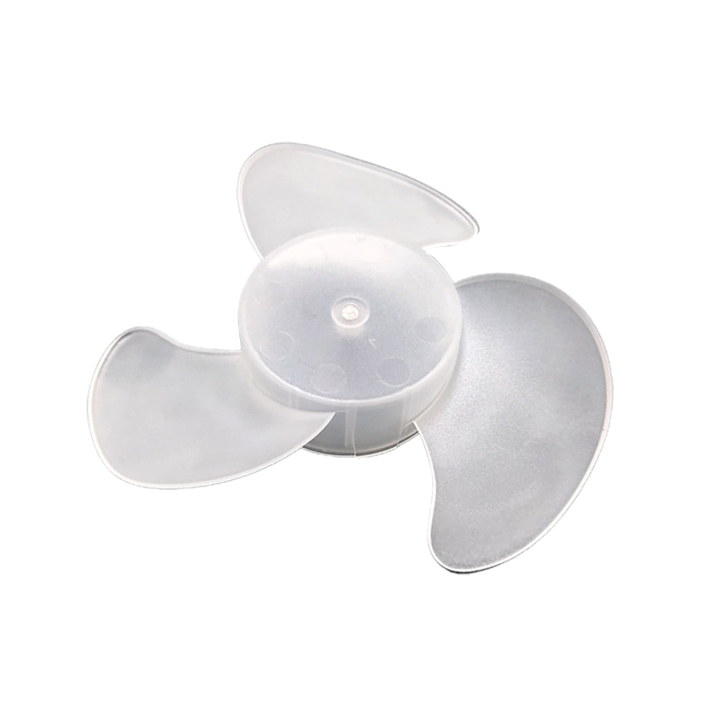 Zeiwohndc Plastic Fan Blade, 3 Leaves Plastic Fan Blade Replacement ...
