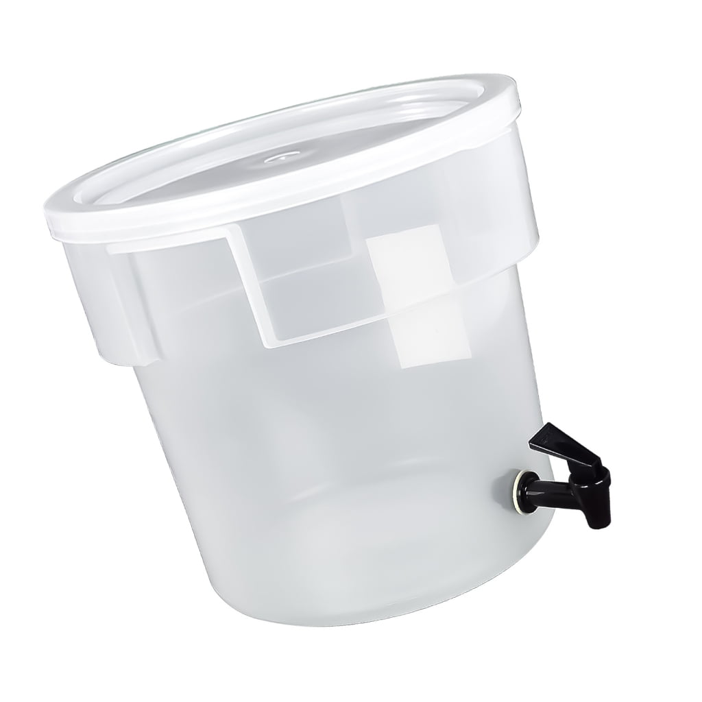Zeiwohndc Portable Round Drink Dispenser Food Safe PP Materials ...
