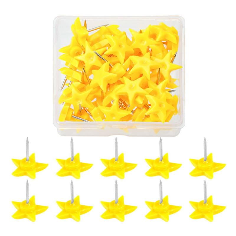 Zeiwohndc Pushpin Decorative Thumb Tacks Map Pins for Displaying ...