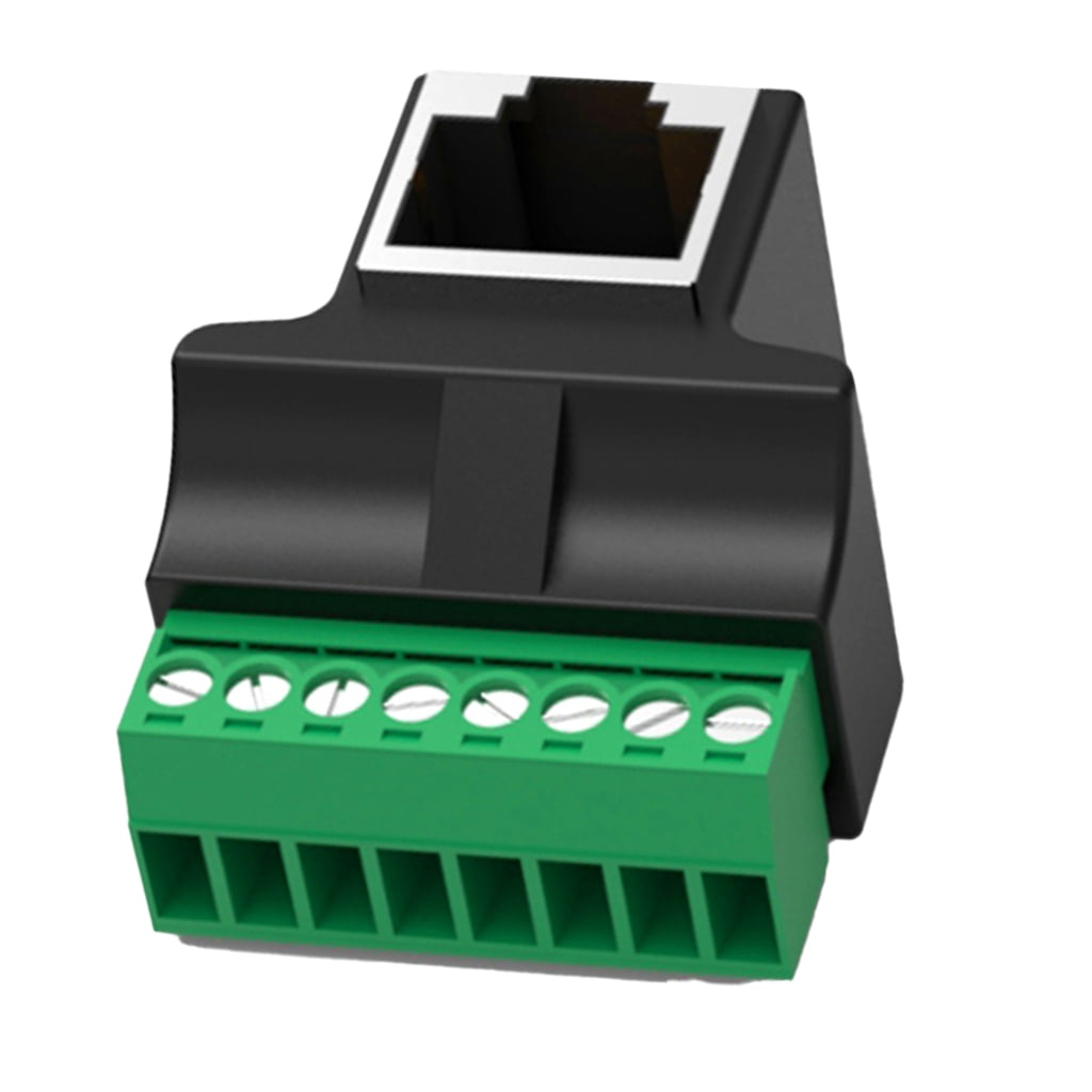 Zeiwohndc RJ45 Screw Terminal Adapter Connector Ethernet Connector RJ45 ...
