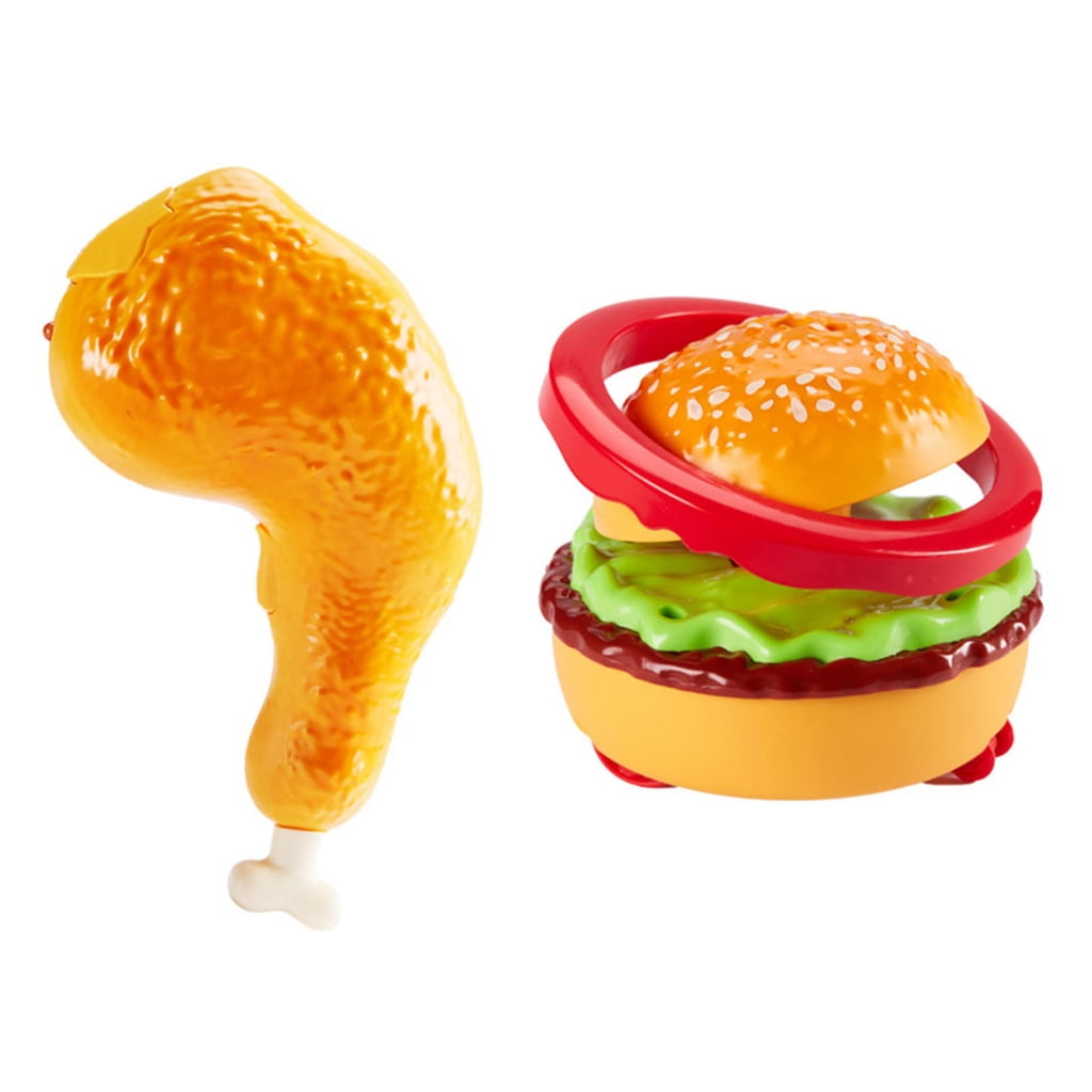 Zeiwohndc Remote Control Toy Chicken Leg Music Light Rotating Light up ...