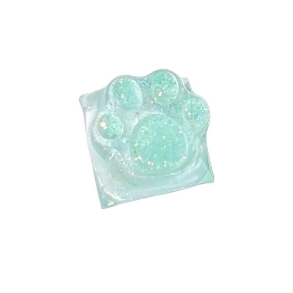 Zeiwohndc Resin Keycap Kitten Claw Translucently Keycap for Game ...