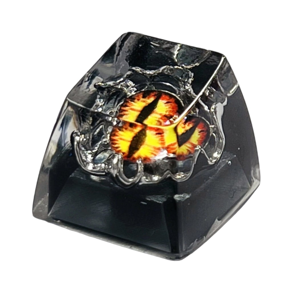 Zeiwohndc Resin Translucent Cartoon Eye Keycap Universal Mechanical ...