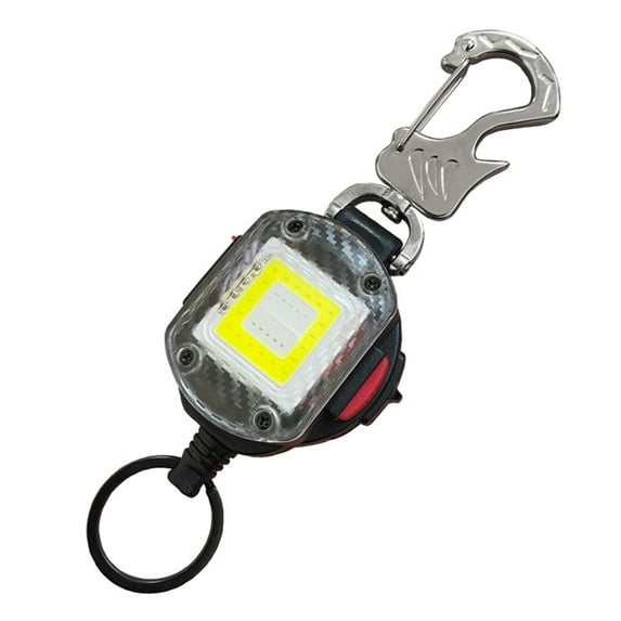 Zeiwohndc Retractable LED Carabiner Flashlight Suitable for Outdoor ...