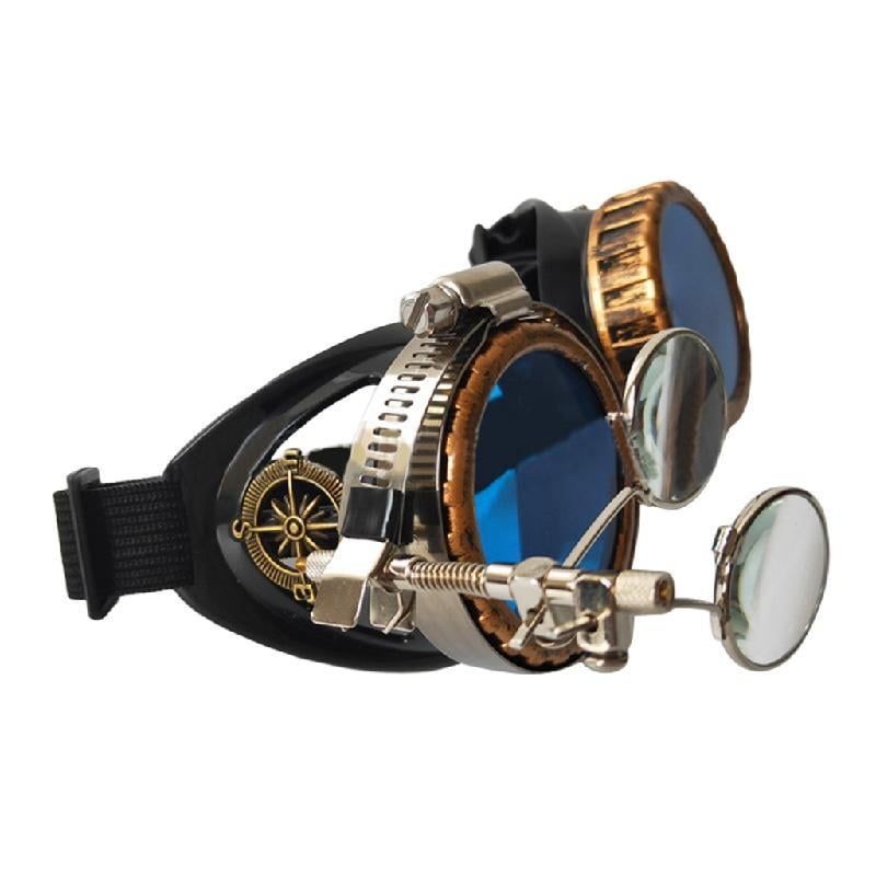 Zeiwohndc Retro Goggles Vintage Steampunk Glasses Motorcycles Glasses ...