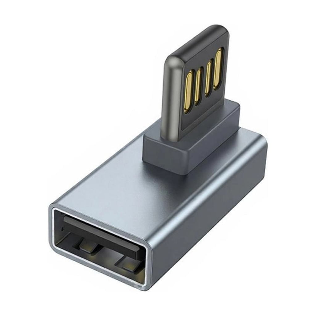 Zeiwohndc Reversible USB Adapter 90Degree Angled Chargers Highly speed ...