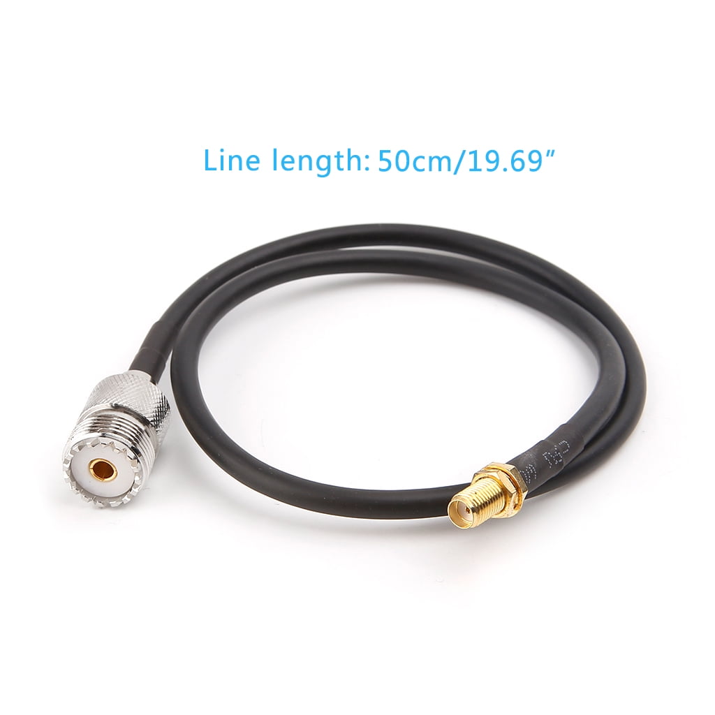Zeiwohndc SMA Female To UHF SO239 PL259 Female RG58 Pigtail Cable RF Coaxial Assembly Cabl ...