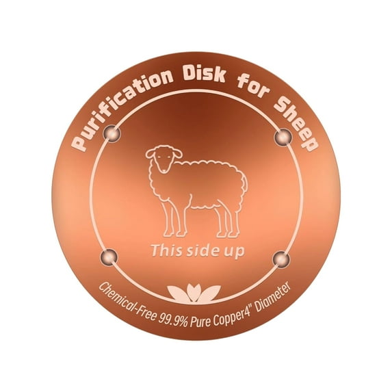 Zeiwohndc Safety Animal Purification Disc Safe Copper Disk for Poultry ...