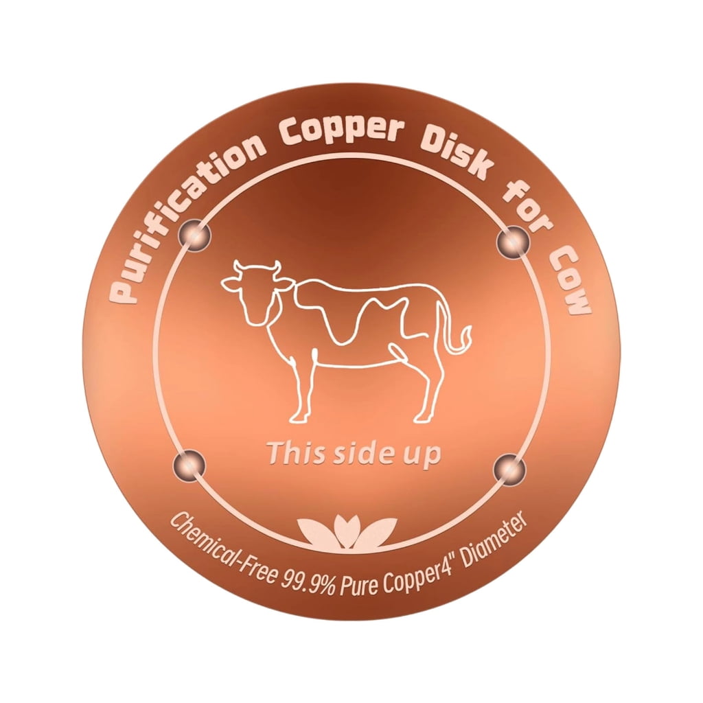Zeiwohndc Safety Animal Purification Disc Safe Copper Disk for Poultry ...
