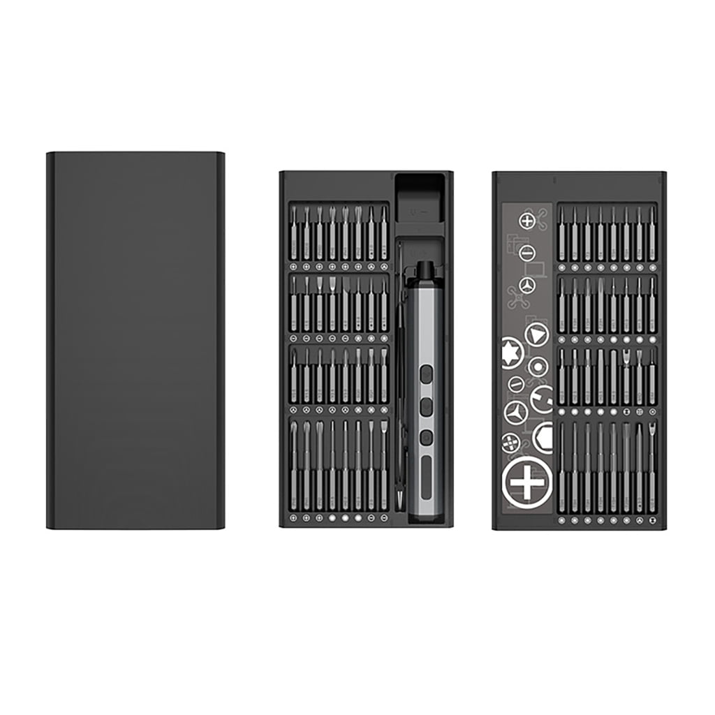 Zeiwohndc Screwdriver Set 68 in 1 Screwdriver 3.7V Power Screwdriver ...