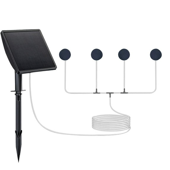 Zeiwohndc Solar Aquarium Air Pumps for Oxygen Supply Oxygen Dispenser ...