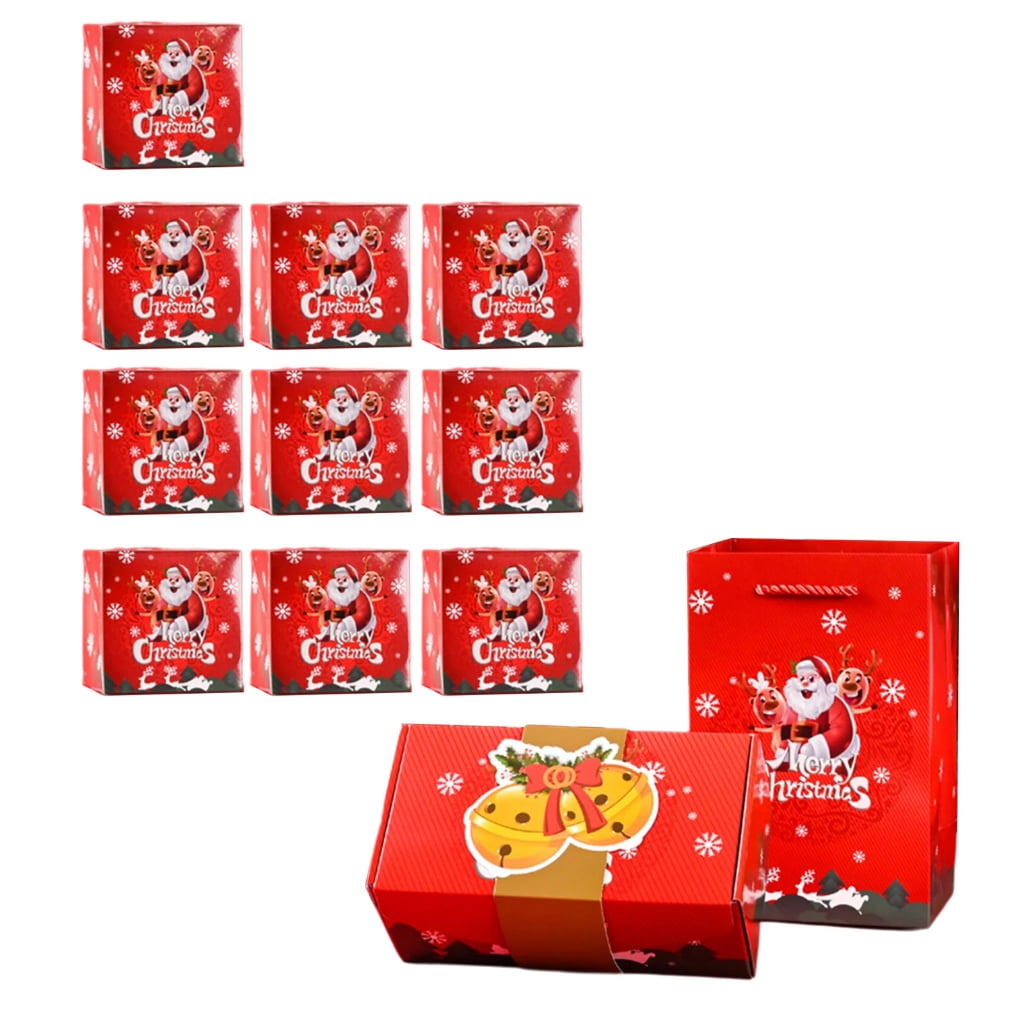 Zeiwohndc Space Saving Christmas Foldable Holiday Gift Box With Popup ...