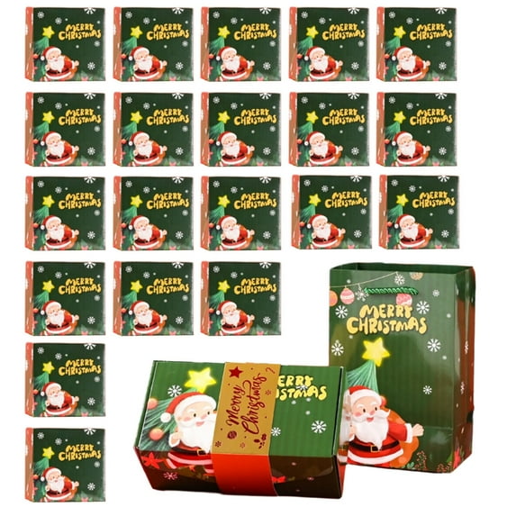 Zeiwohndc Space Saving Christmas Foldable Holiday Gift Box With Popup ...