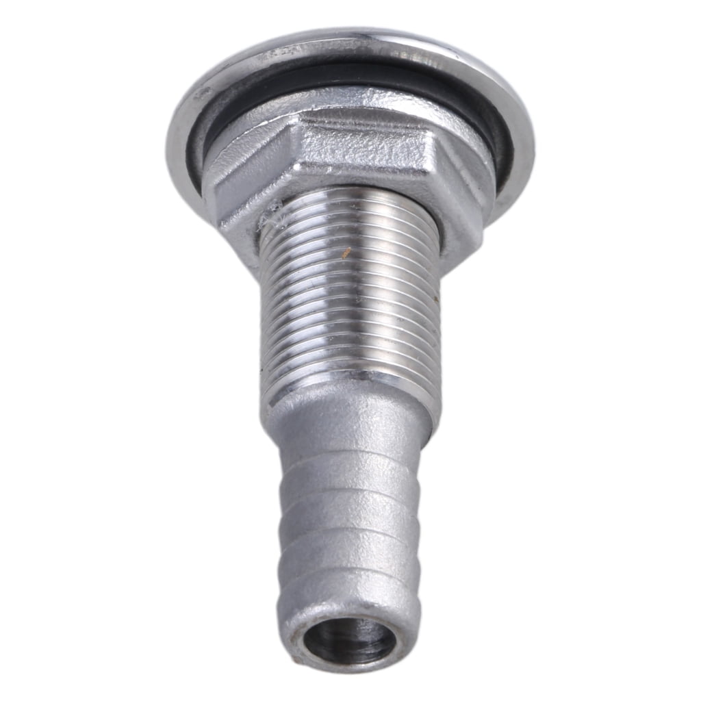 Zeiwohndc Straight Thru-Hull Valve Fitting 1 3/4 3/8 1/2Inch Thru-Hull ...