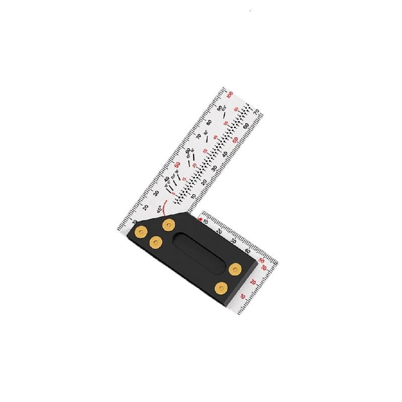 Zeiwohndc Strong 90 Degree Angles Rulers Clear Scale for Accurate ...
