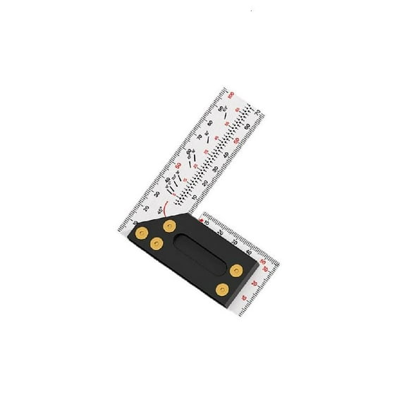Zeiwohndc Strong 90 Degree Angles Rulers Clear Scale for Accurate ...