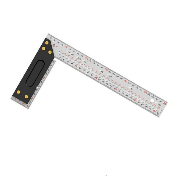 Zeiwohndc Strong 90 Degree Angles Rulers Clear Scale for Accurate ...