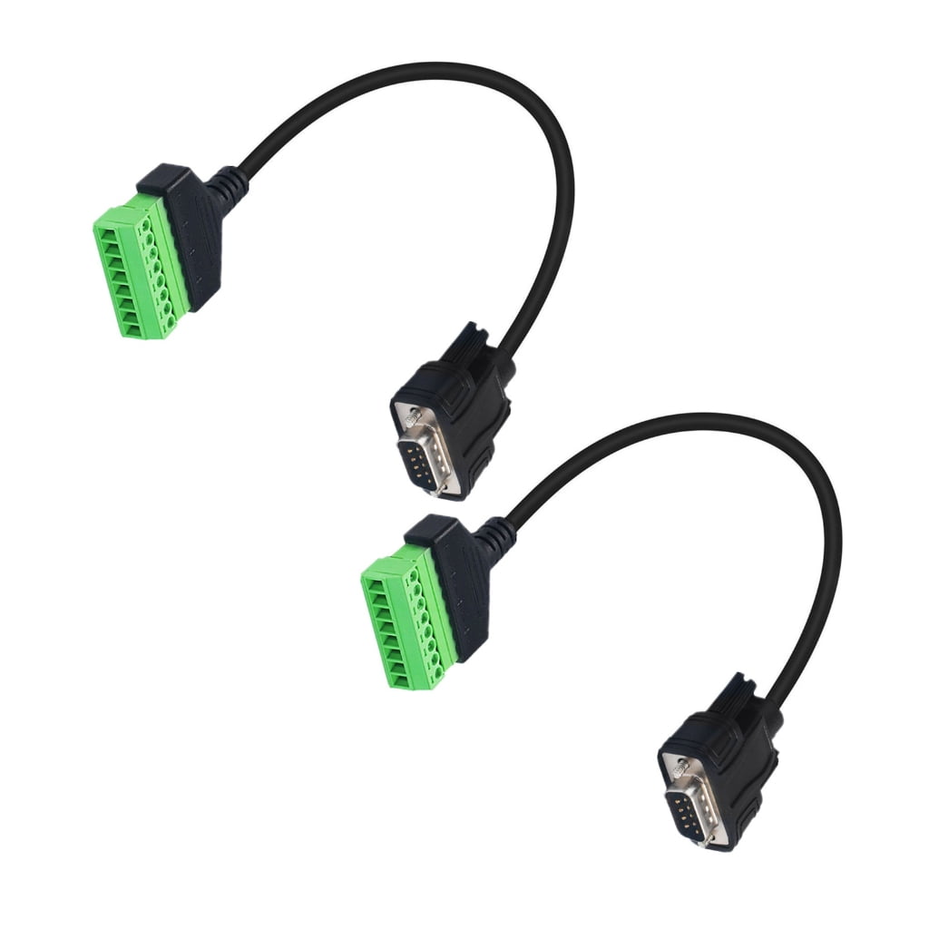 Zeiwohndc Sturdy DB9P RS232 to 8P Terminals Analogs Signal Cable for ...