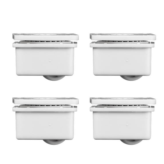 Zeiwohndc Swivels Wheel Rustproof Casters Smooth Quiet Rolling In Home ...