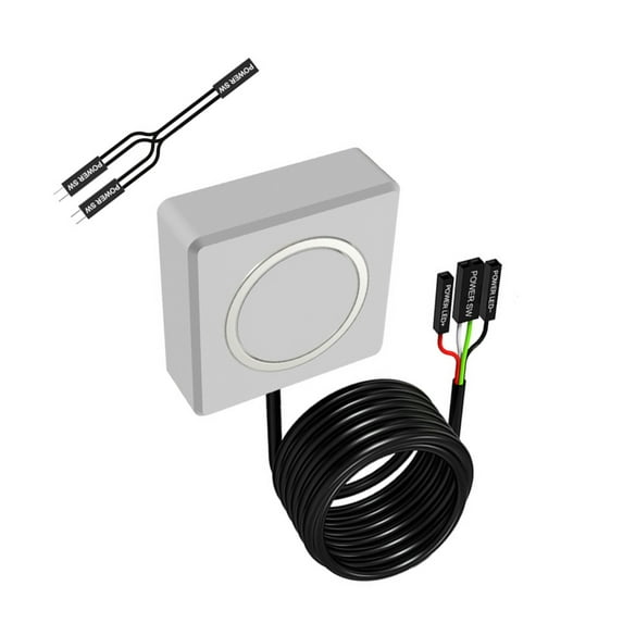 Zeiwohndc Toolless Installs External Computer Power Button Desktop ...