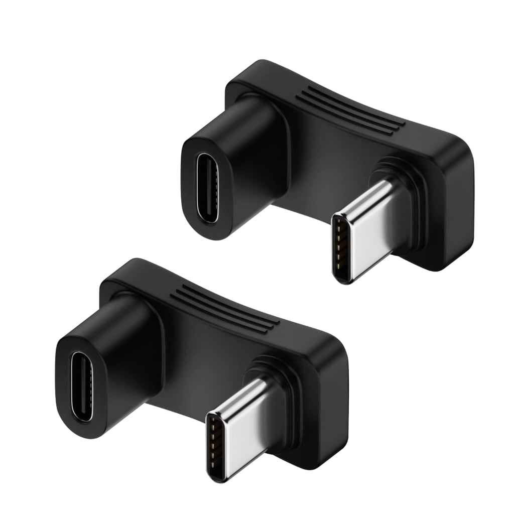 Zeiwohndc U-shaped USB 3.1 Type C Male to Female 1 to 2 Adapter PD100W ...