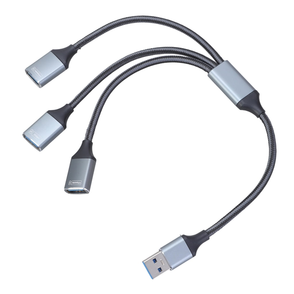 Zeiwohndc USB Male to 3 Female Hubs Including 1 USB3.0 and 2 USB2.0 for ...