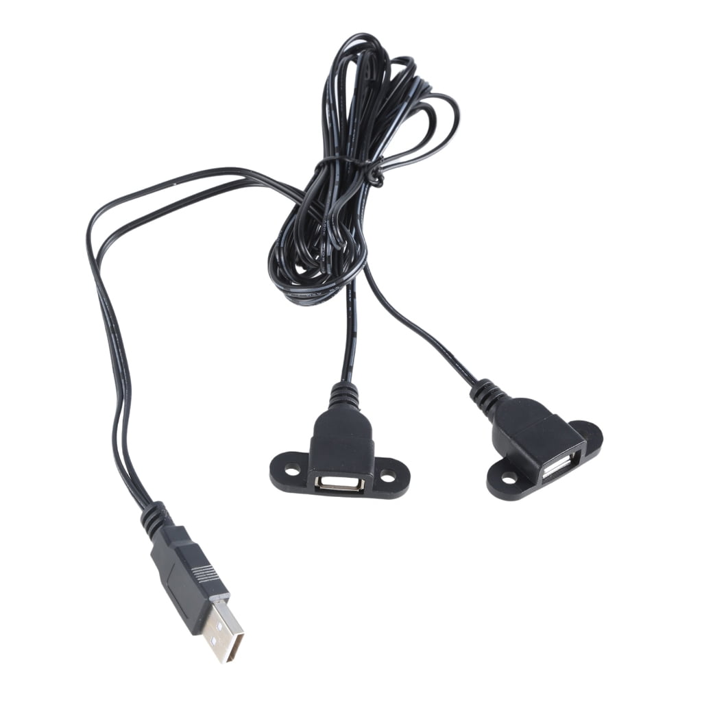 Zeiwohndc USB Splitter Cable With Ear Holes Wall Mountable Charging ...