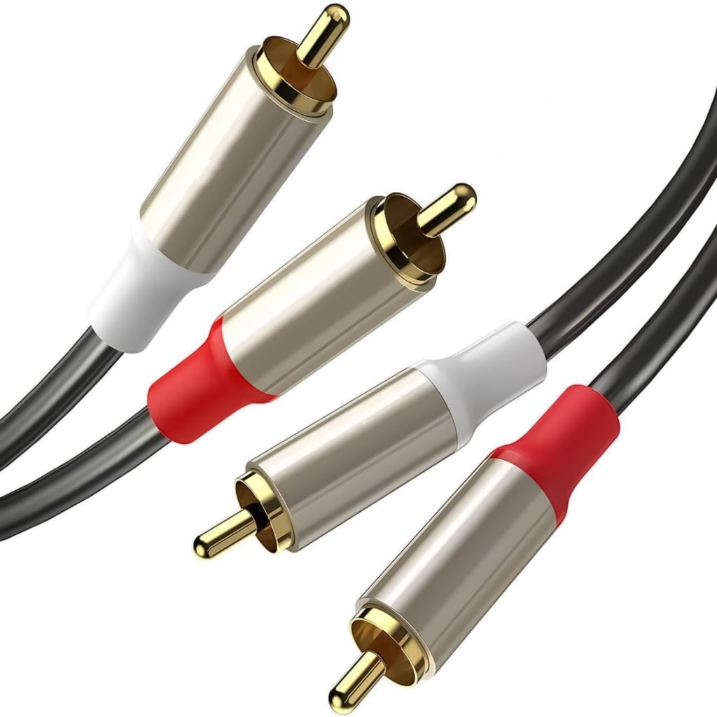 Zeiwohndc Unbalanced 2RCA Connection Cable Cord Subwoofer Extension ...