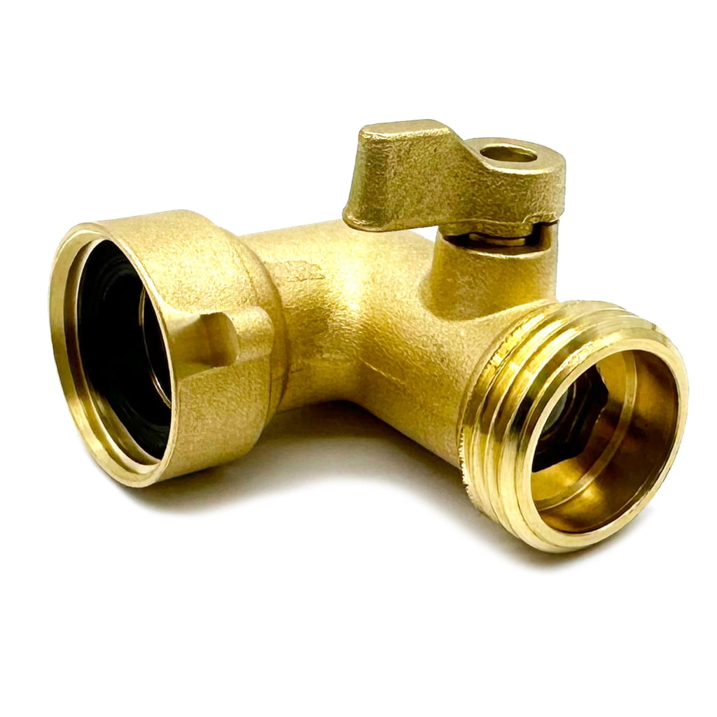 Zeiwohndc Upgraded Brass Hose Connector 3/4 Robusts Brass Tap Connector ...