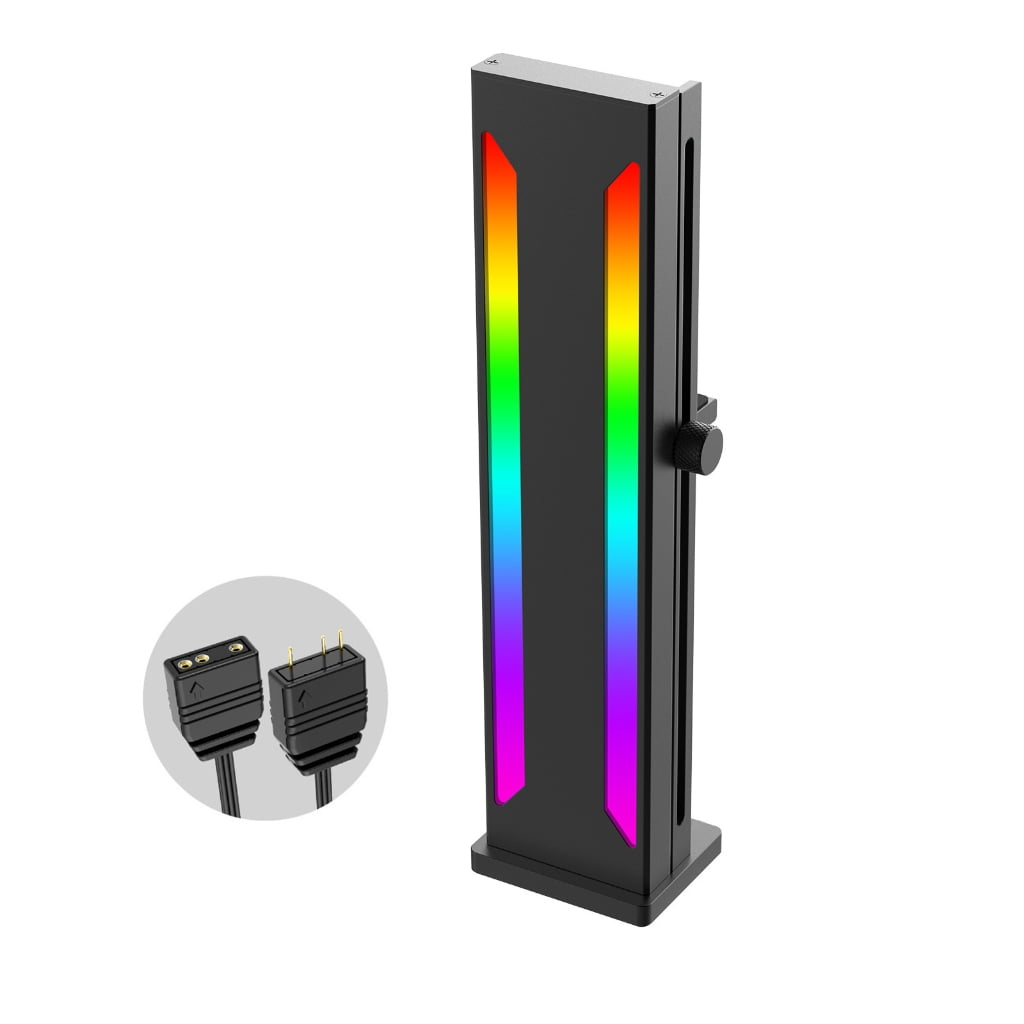 Zeiwohndc Video Card Holder Bracket Aerospace Aluminum with ARGB LED ...