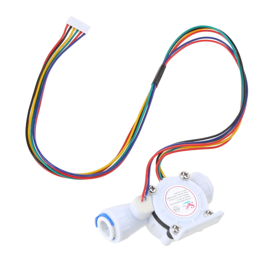 Zeiwohndc Water Flow TDS Temperature Sensor Flowmeter DC5-24V Hall ...